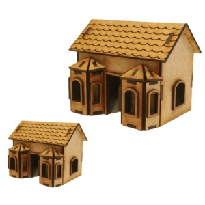 Double Bay Window - MDF House Kit